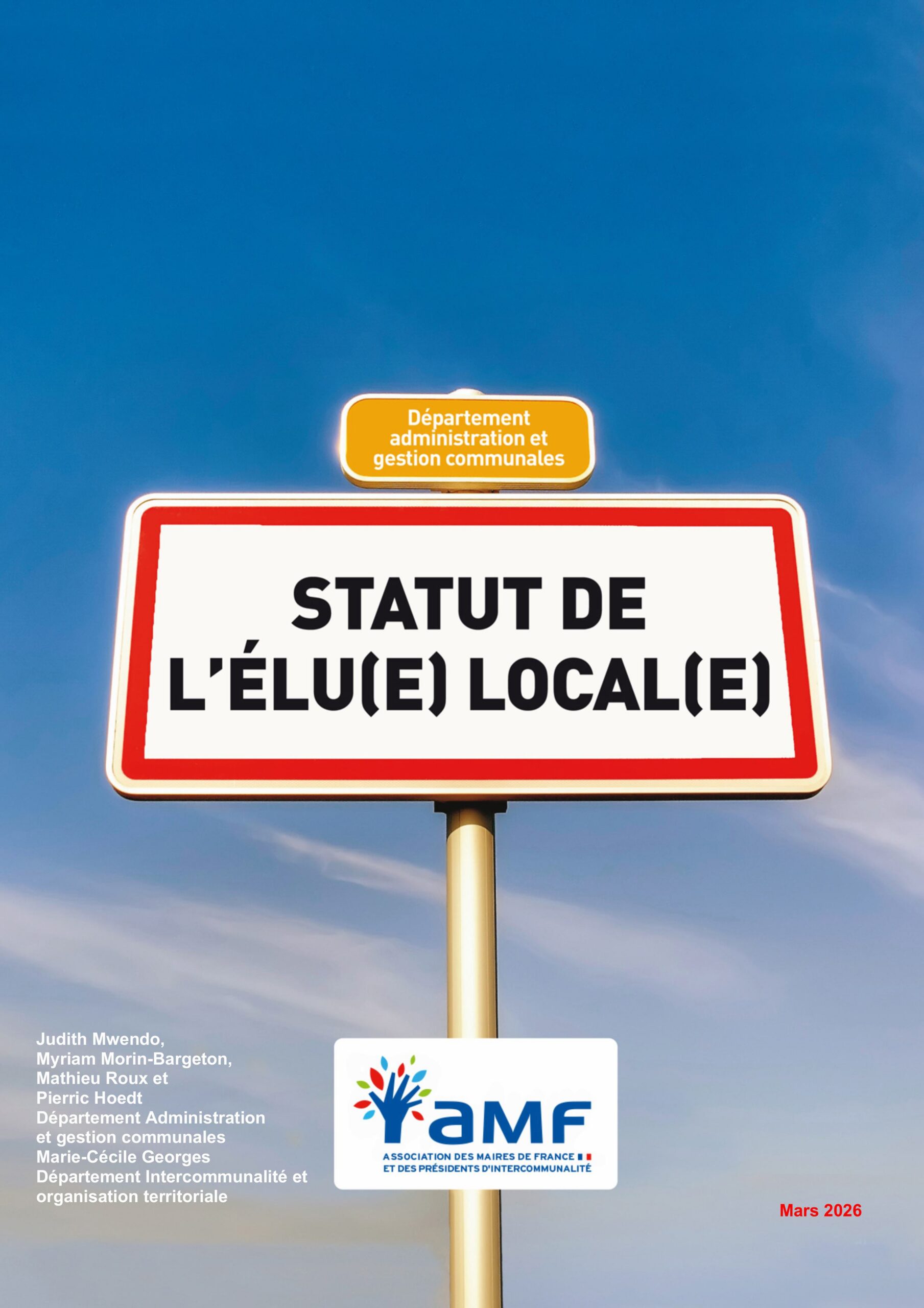 BROCHURE AMF : « STATUT DE L’ÉLU(E) LOCAL(E) » : MISE À JOUR DE MARS ...